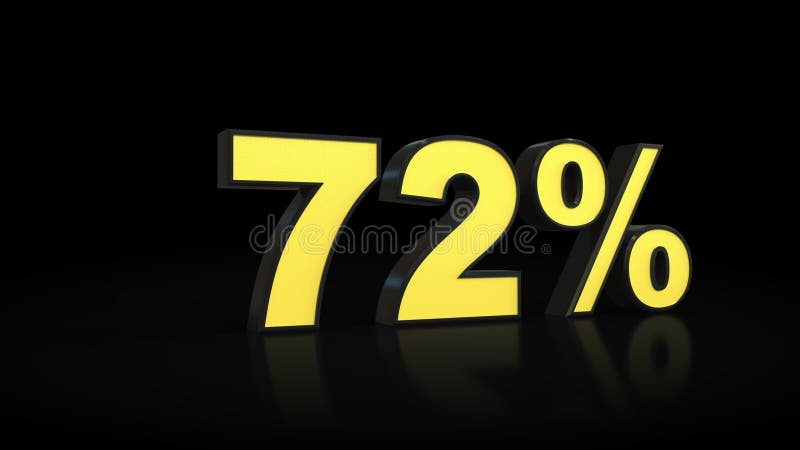 72 Percent stock illustration. Illustration of payment - 2466046