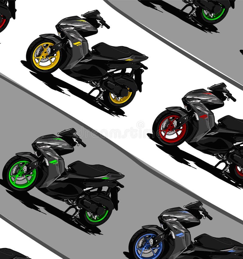 Automatic Scooters Stock Illustrations – 16 Automatic Scooters Stock ...