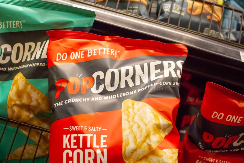 Popcorners Chips at the Store Editorial Image - Image of snack ...