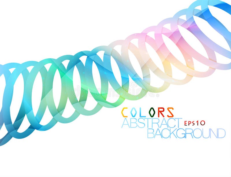 Several Bands Colors Shape Scene Stock Vector - Illustration of rainbow ...