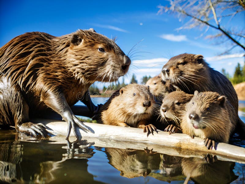 Several Beavers Stock Illustrations – 1 Several Beavers Stock ...