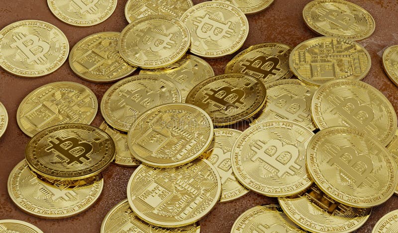 Bitcoins editorial photography. Illustration of payment - 35682347