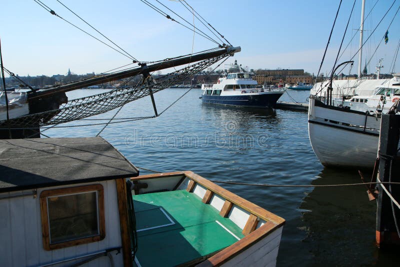 Several Boats are Standing by the Piers Stock Image - Image of ...
