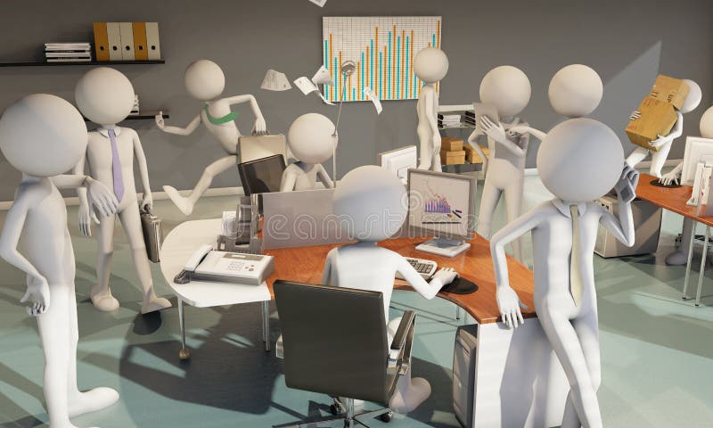 Office activity stock illustration. Illustration of businessman - 101617013