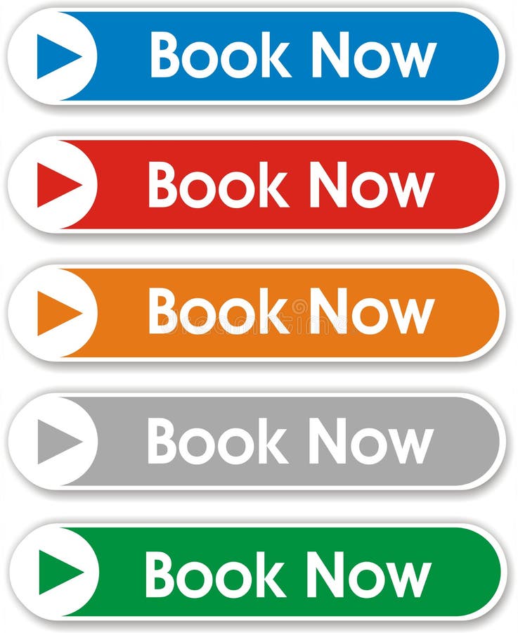 Several Buttons Rectangles with Writing on it Book Now Stock ...