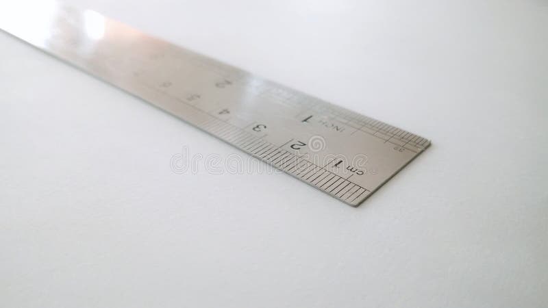 Several Centimeter and Inch Numbers are Visible on the Corner of the ...