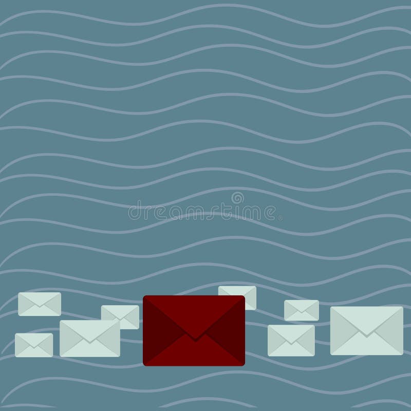 Color envelopes stock vector. Illustration of email - 100840499