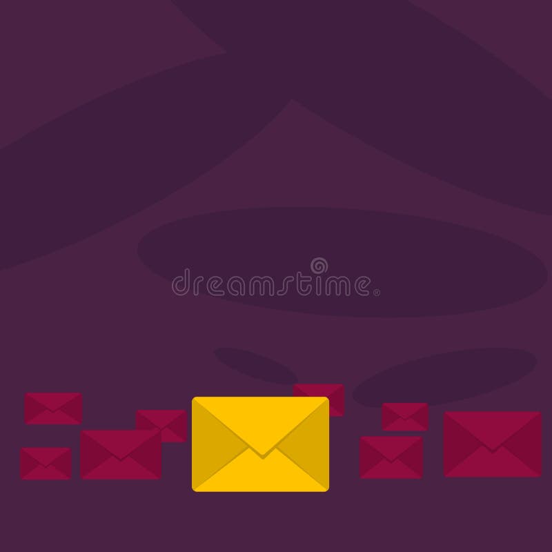 Color envelopes stock vector. Illustration of email - 100840499