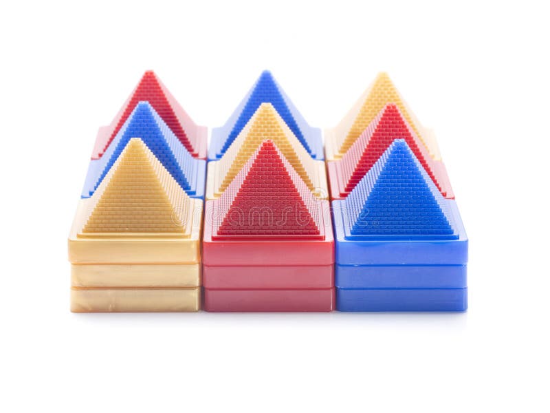 Concept pyramid colors stock photo. Image of white, isolated - 168298822