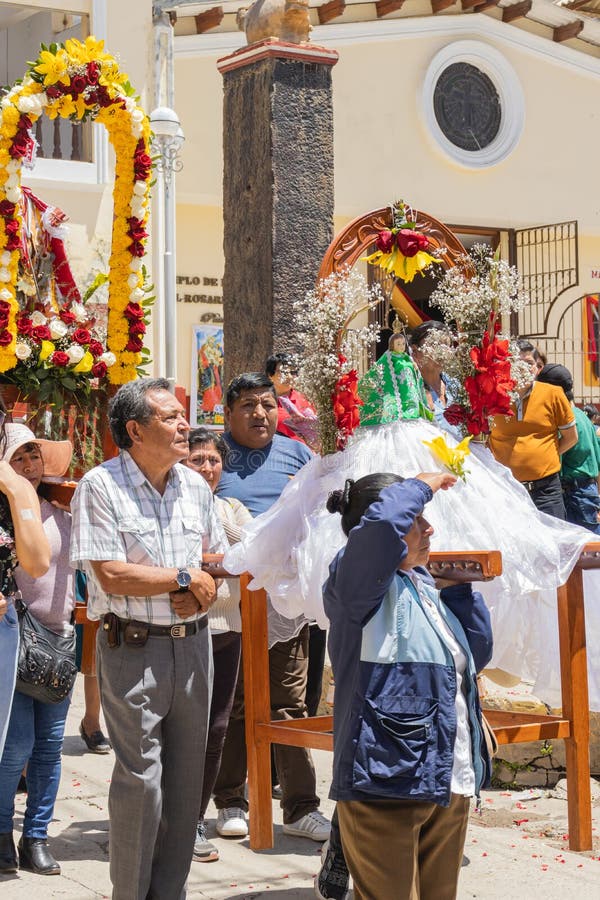 Catholic Devotees and Musicians in the Procession for the 450th ...