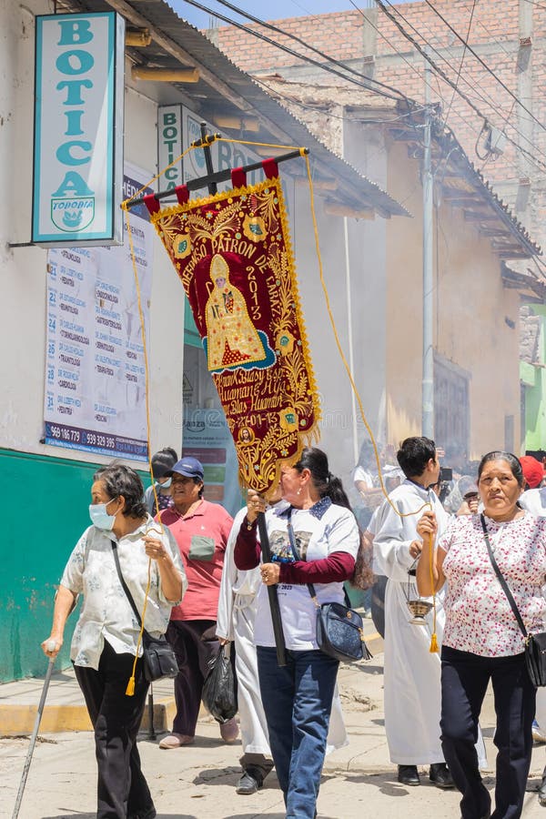Devout Catholics in the Procession for the 450th Anniversary of the ...