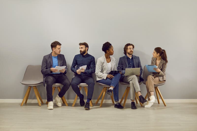 4,038 People Sitting Waiting Job Interview Stock Photos - Free ...