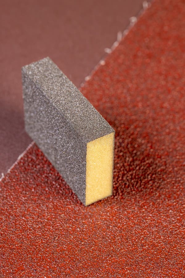 Several Different Sheets of Sandpaper for Metal or Wood Processing ...