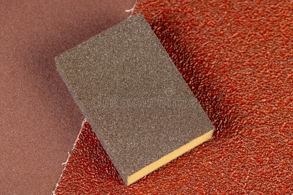 Several Different Sheets of Sandpaper for Metal or Wood Processing ...