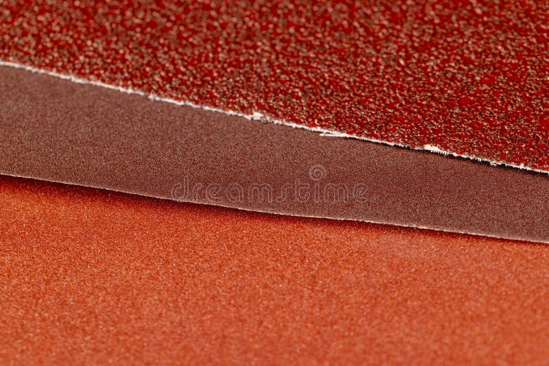 Several Different Sheets of Sandpaper for Metal or Wood Processing ...