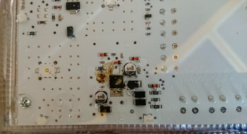 Motherboard Burnt Transistors Stock Photos - Free & Royalty-Free Stock ...