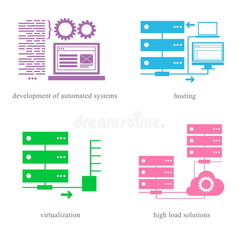Several Directions in the it Sphere 1 Stock Vector - Illustration of ...