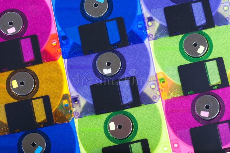 Several diskettes stock image. Image of close, design - 11679043