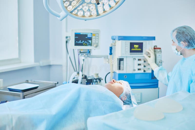 Patient on operating table stock image. Image of theatre - 35740373