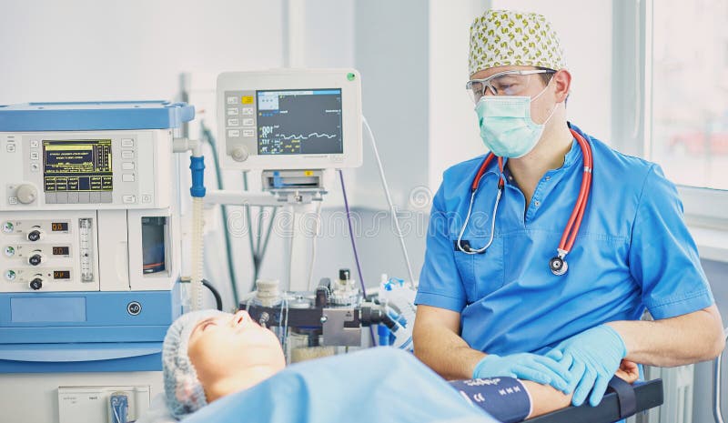 Several Doctors Surrounding Patient on Operation Table during Their ...