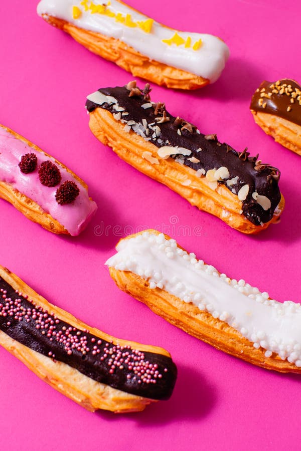 384 Different Delicious Eclairs Stock Photos - Free & Royalty-Free ...