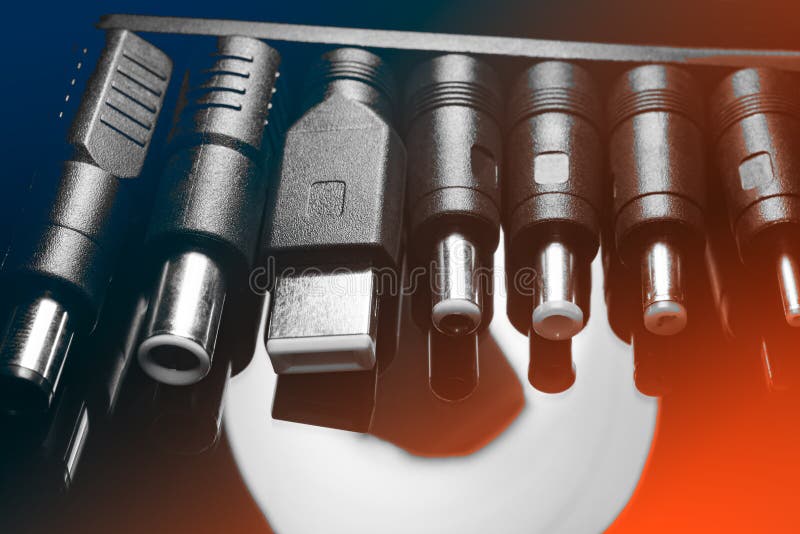 Network Electrical Connectors Stock Photo - Image of electricity ...