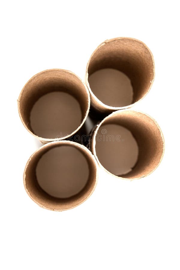 Several Empty Toilet Paper Rolls Stock Photo - Image of project, craft ...