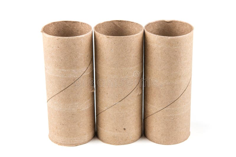 Several Empty Toilet Paper Rolls Stock Photo - Image of project, craft ...