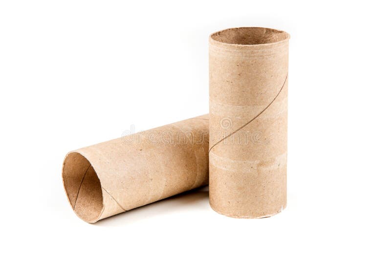 Several Empty Toilet Paper Rolls Stock Photo - Image of project, craft ...