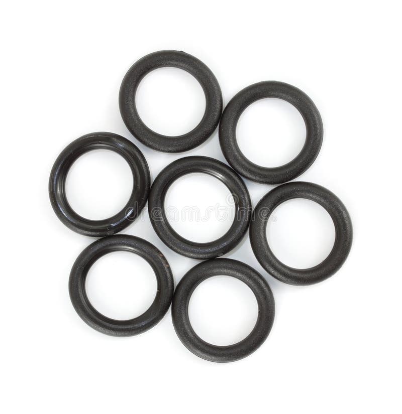 Several Flat O Ring Washers for Garden Hose Stock Photo - Image of ...