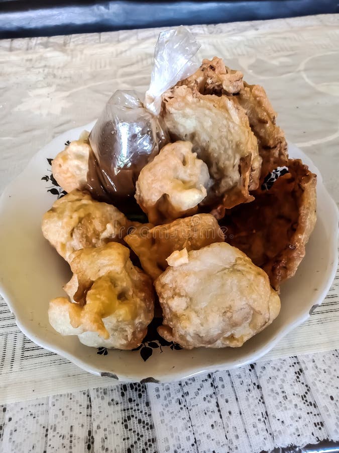 Several Fried Cakes Made from Tofu and Wheat Flour Stock Photo - Image ...