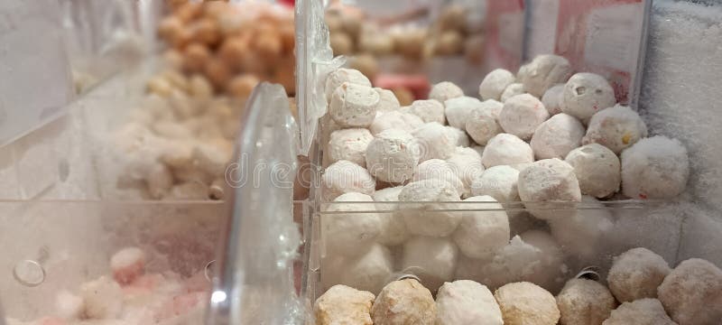 Several Frozen Foods with Various Colors and Shapes Stock Photo - Image ...