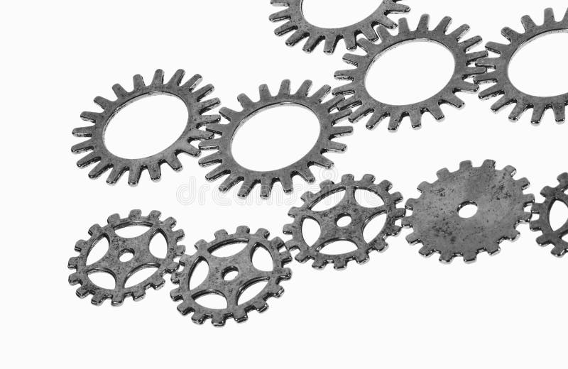Two gears mesh stock image. Image of fusion, motor, engine - 139736393