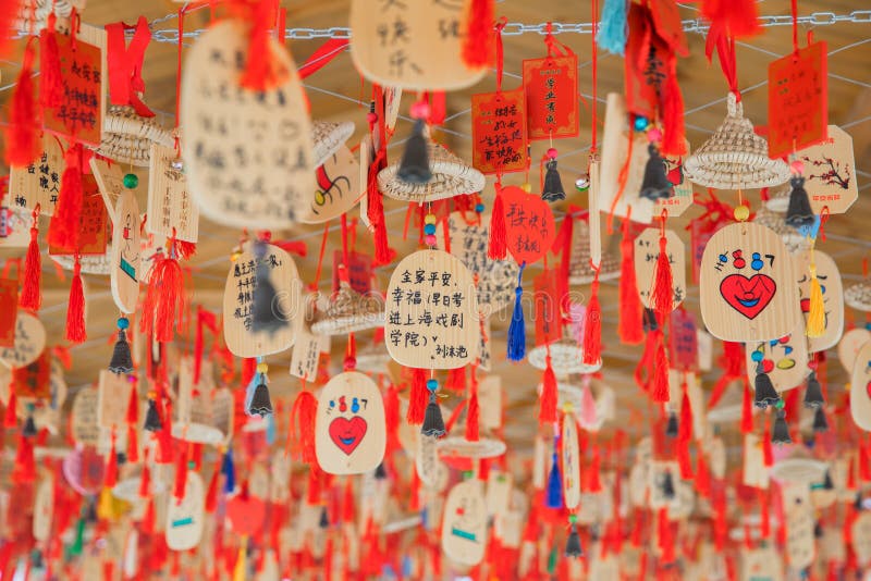 Good Luck Charms Blown by the Wind Editorial Photography - Image of ...