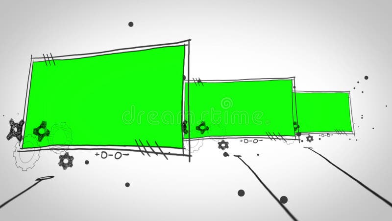 Several Green Screen Popping Up Stock Video - Video of white, people ...