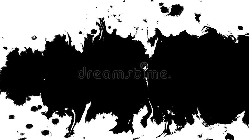 Ink drops on dry paper 12 stock video. Video of draw - 89442585