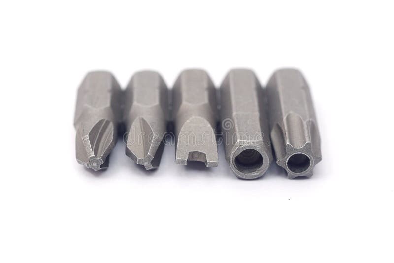 Insert screwdriver bits stock photo. Image of triwing - 121046902