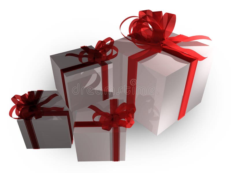 Several isolated present stock illustration. Illustration of present ...