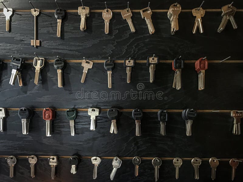 Old Manual Key Duplicating Machine Stock Photo - Image of lock ...