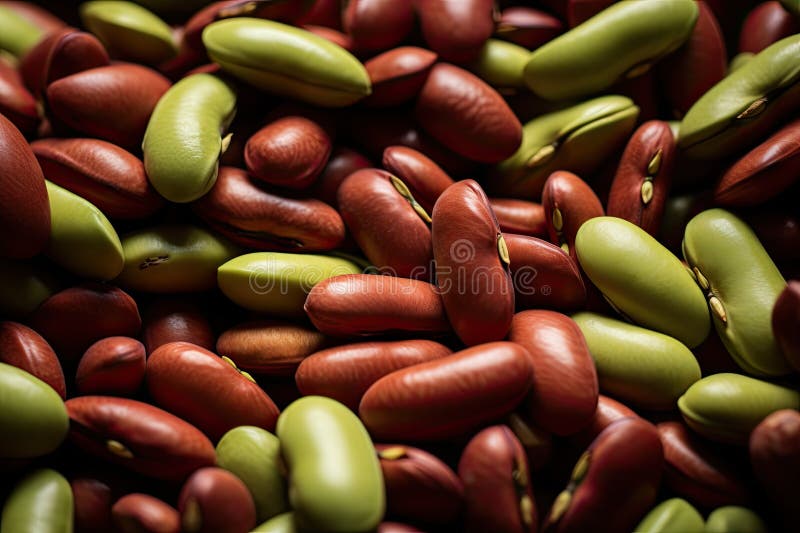 Several Kinds of Beans - AI Generated Stock Illustration - Illustration ...