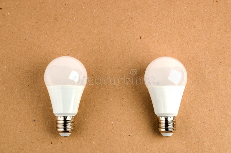 Several LED Energy Saving Light Bulbs Use of Economical and ...