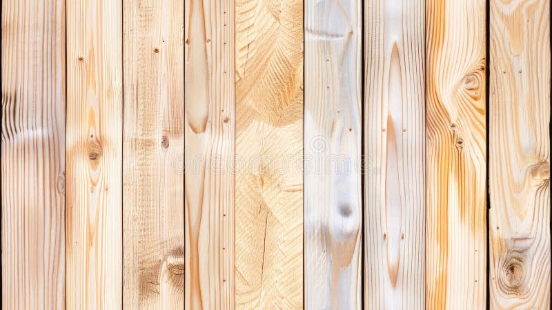 Several Light Brown Wooden Planks with Visible Grain Patterns and a ...