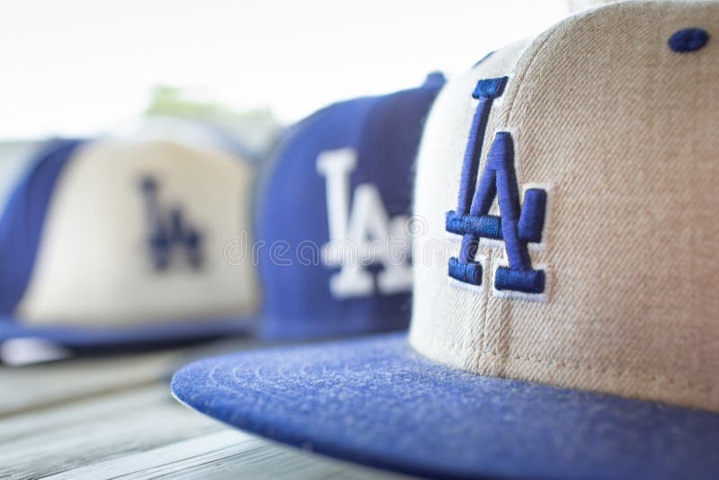 Several Los Angeles Dodgers Caps Editorial Photo - Image of fashion ...