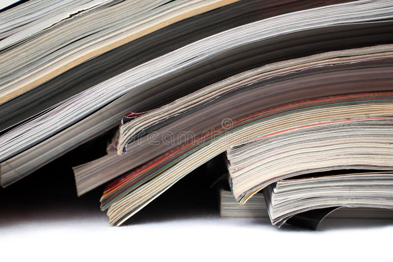 Several magazines stock photo. Image of information, communication ...