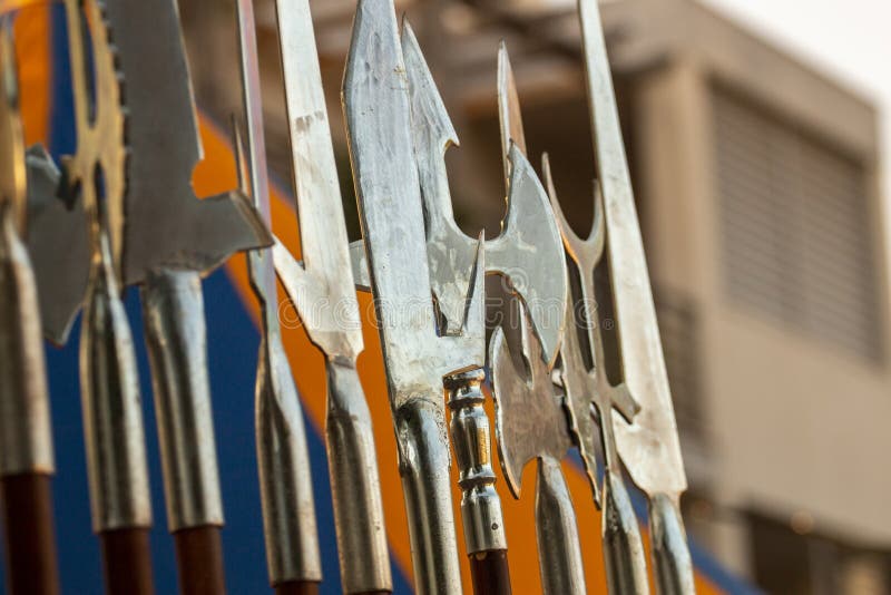 Several medieval blades stock image. Image of fighting - 129092903