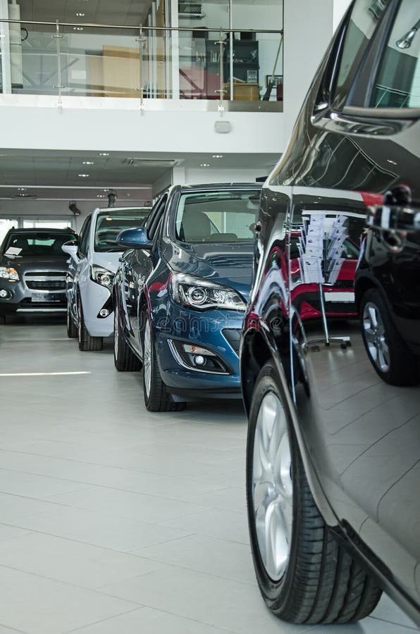 Several new cars stock image. Image of factory, business - 40017833