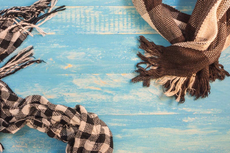 Several Patterns Scarves Many Colors Table Winter Scarf Required More ...