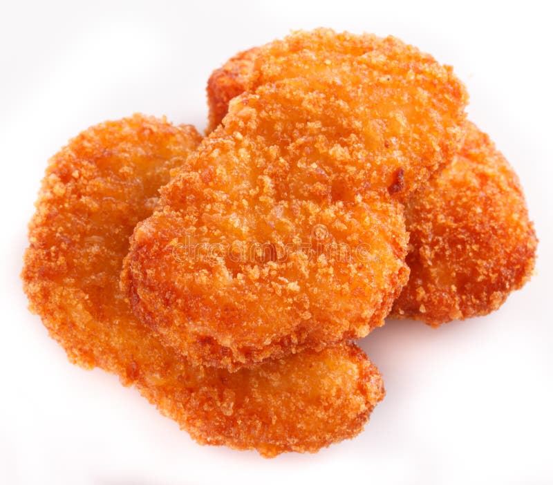 Several Pieces of Chicken Nuggets Stock Image - Image of cuisine ...
