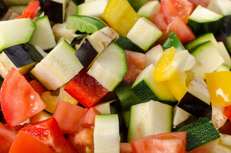 Several Pieces of Vegetables Stock Image - Image of yellow, food: 55225461