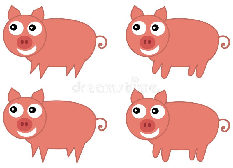 Several Young Pigs Stock Illustrations – 2 Several Young Pigs Stock ...